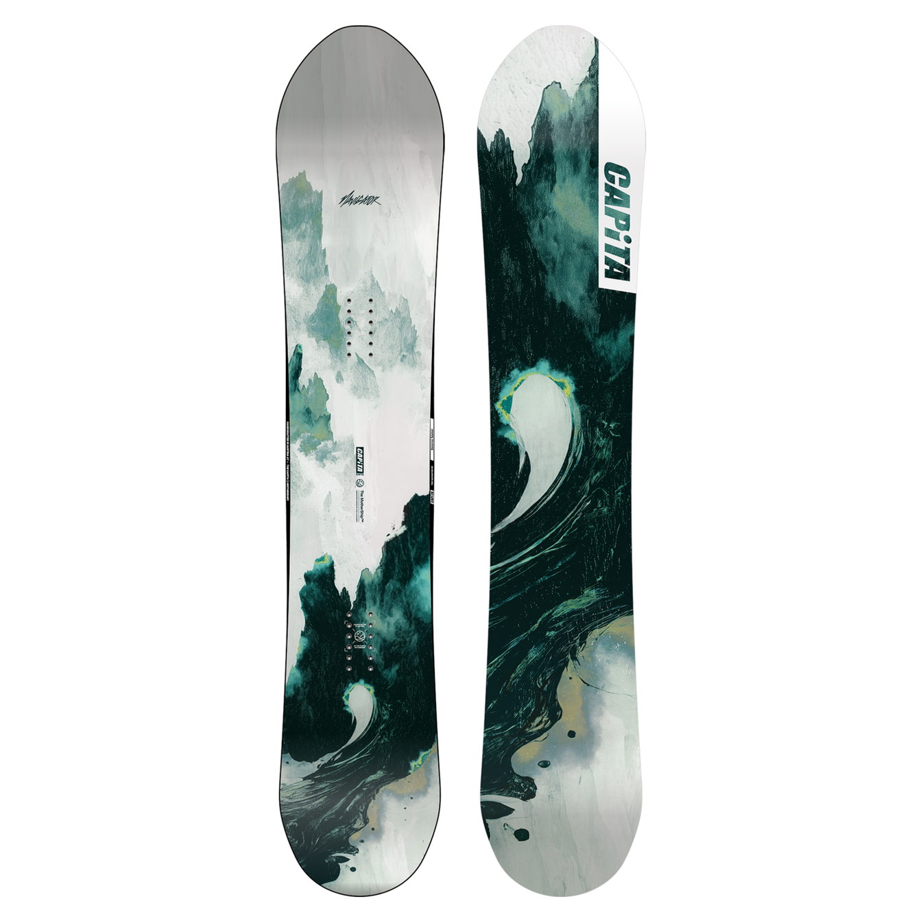 CAPiTA The Navigator Snowboard-White/Multi – The Boardroom